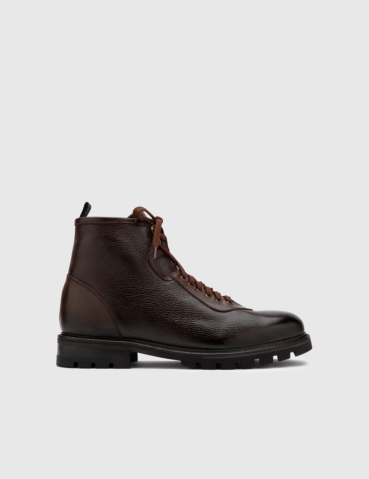 Helka Brown Floater Leather Men's Boot